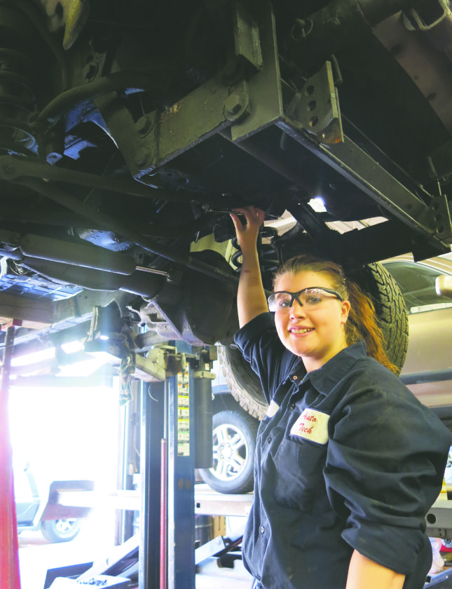 Career Center junior Jill Dunning embraces being ‘non-traditional ...